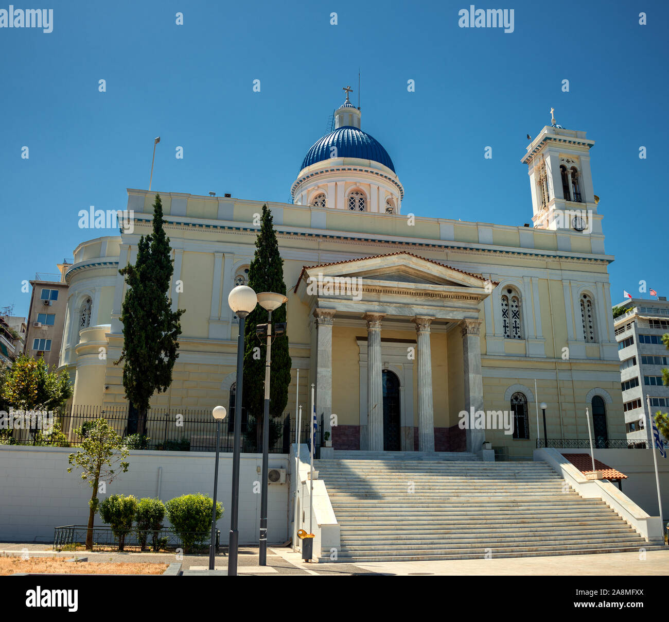 The Church of Saint Nicholas of Piraeus, Athens, Greece Stock Photo - Alamy