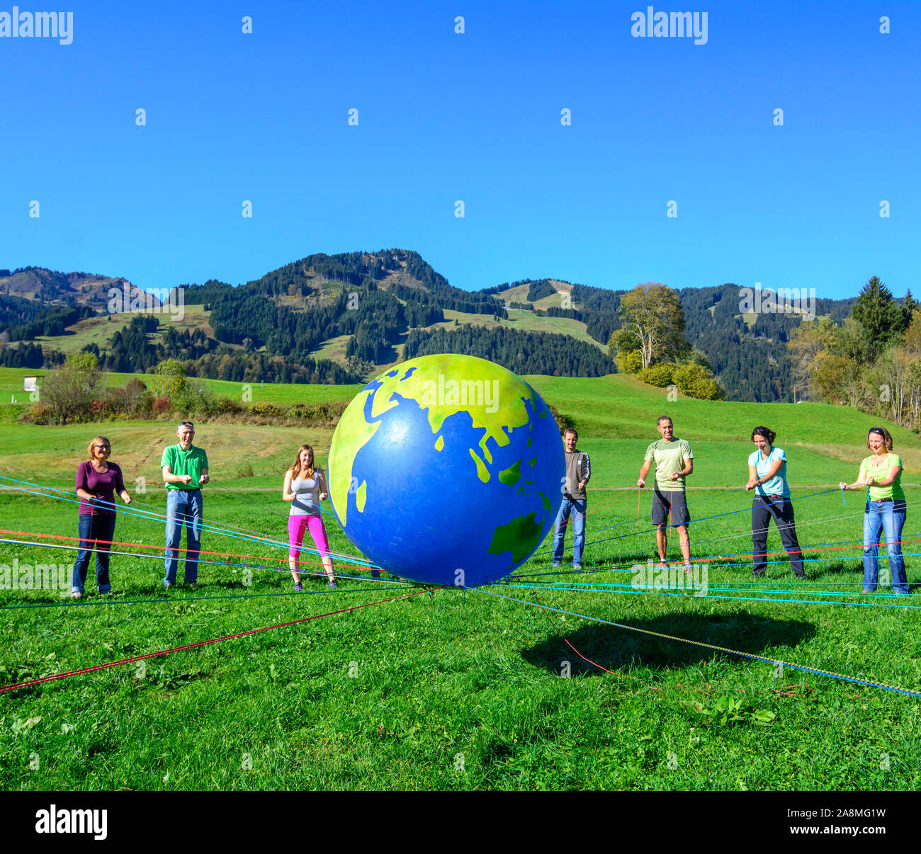Lift the world to a new level Stock Photo - Alamy