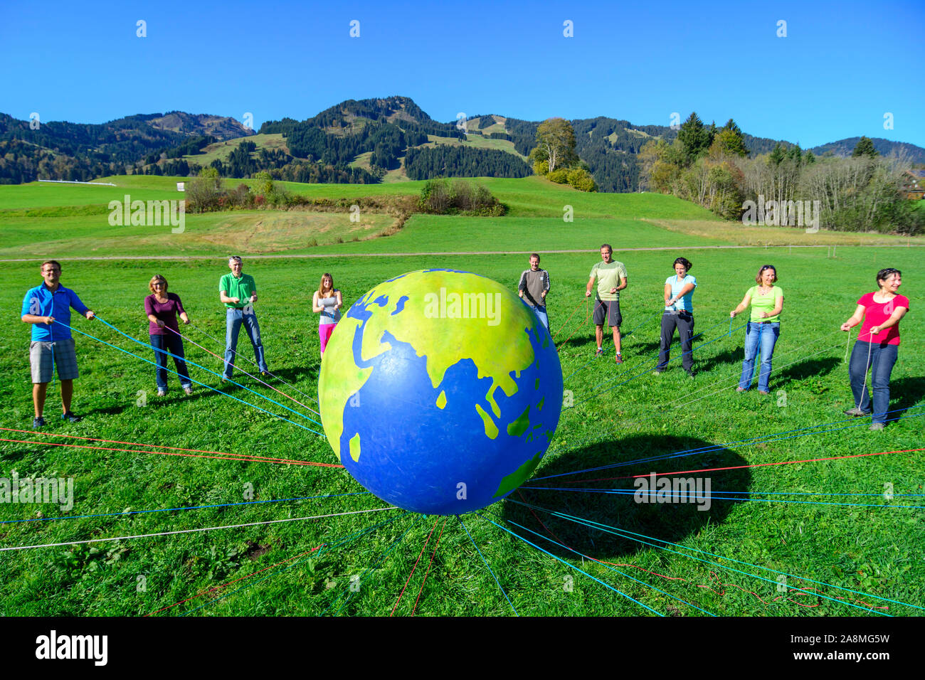 Lift the world to a new level Stock Photo - Alamy