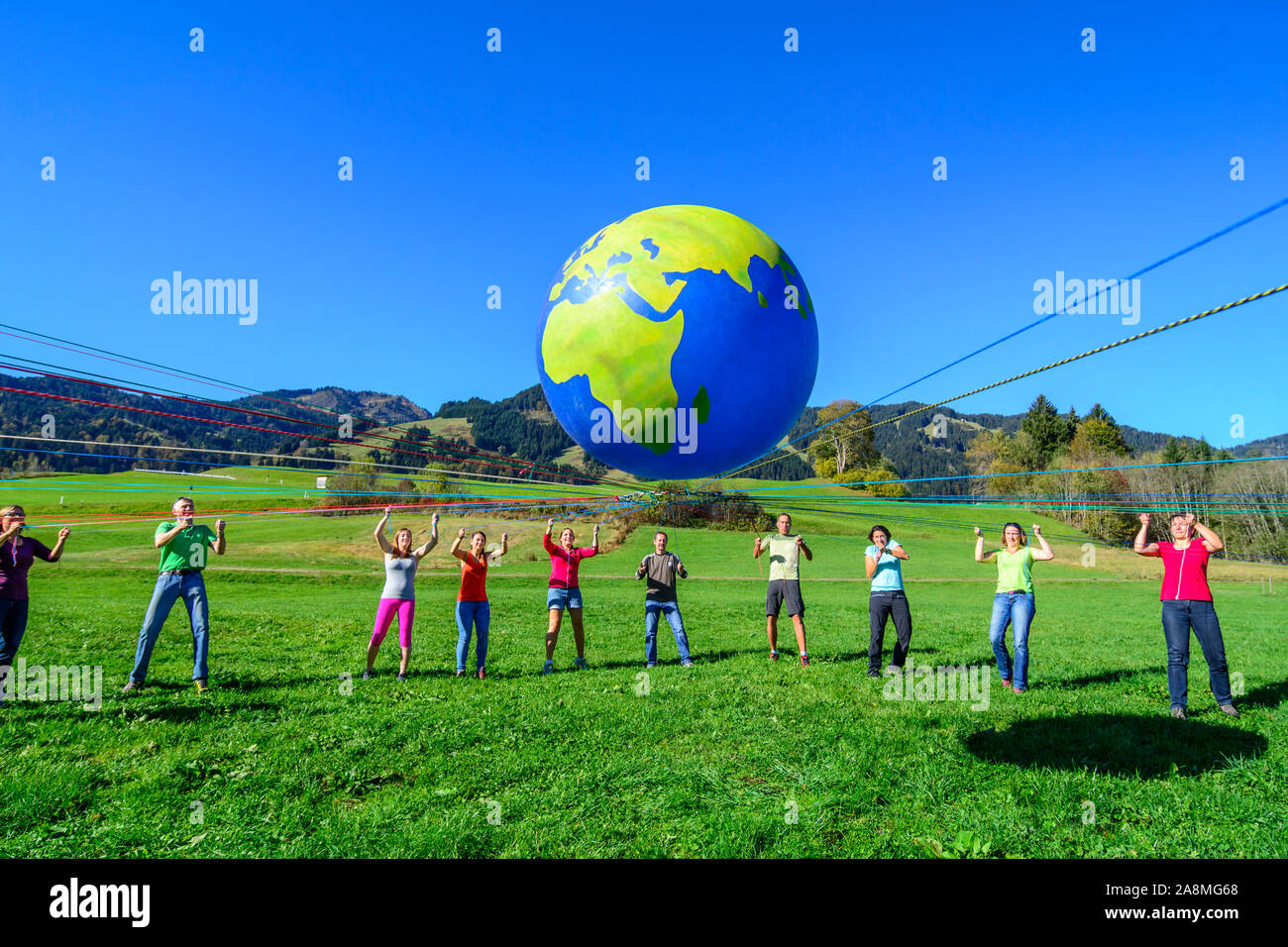 Lift the world to a new level Stock Photo - Alamy