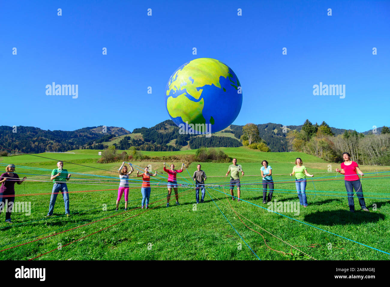 Lift the world to a new level Stock Photo - Alamy