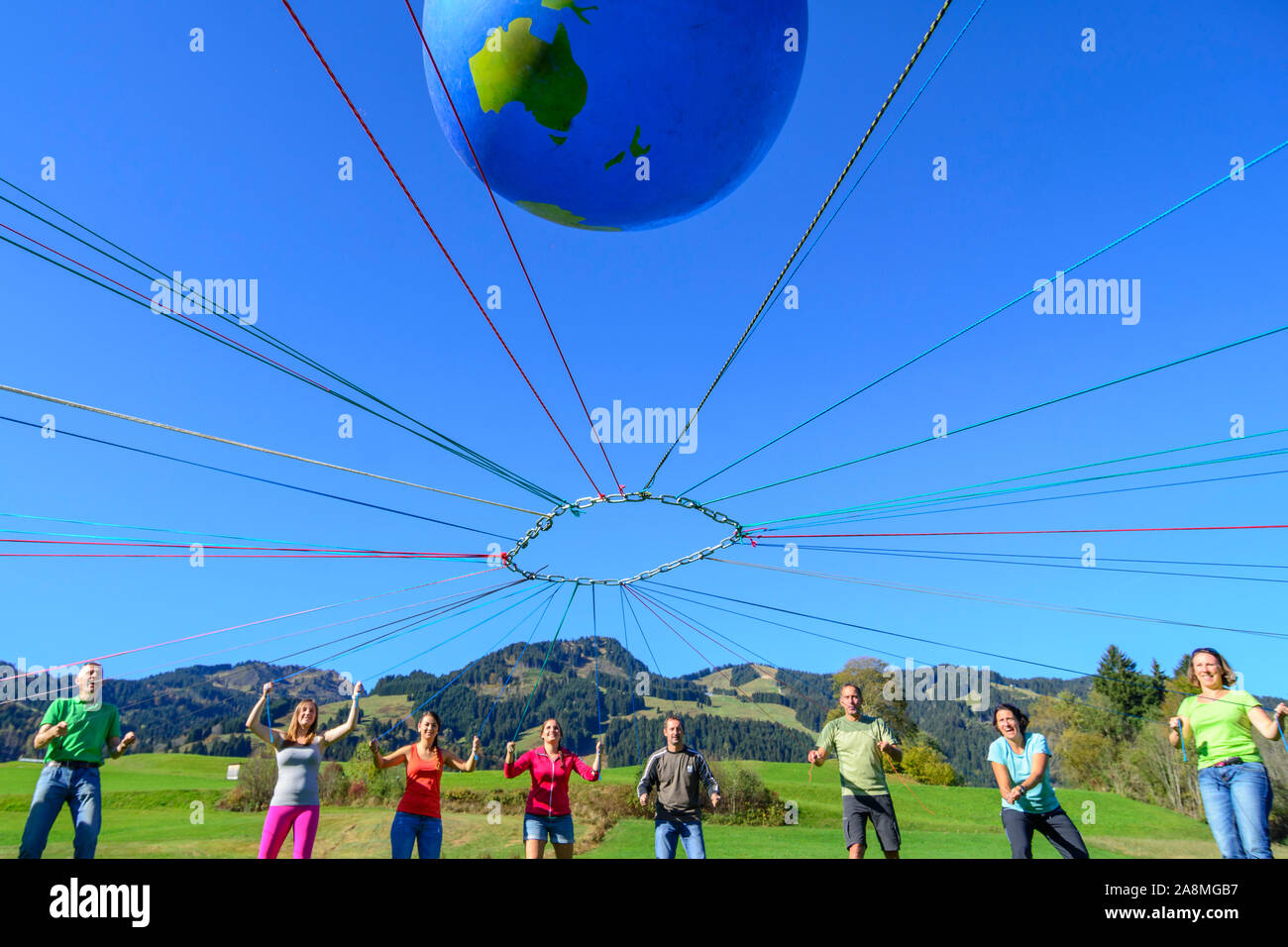 Lift the world to a new level Stock Photo - Alamy