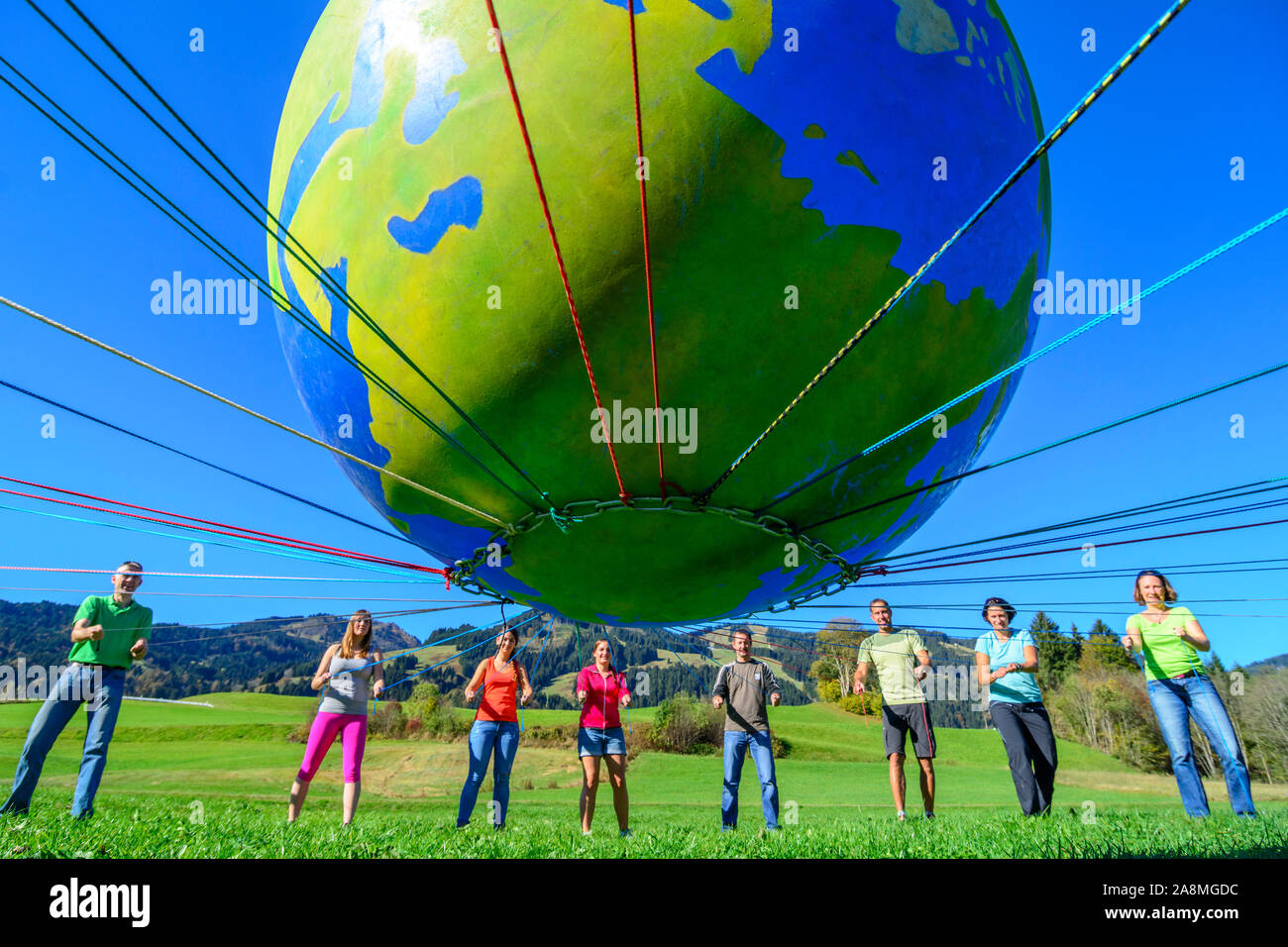 Lift the world to a new level Stock Photo - Alamy