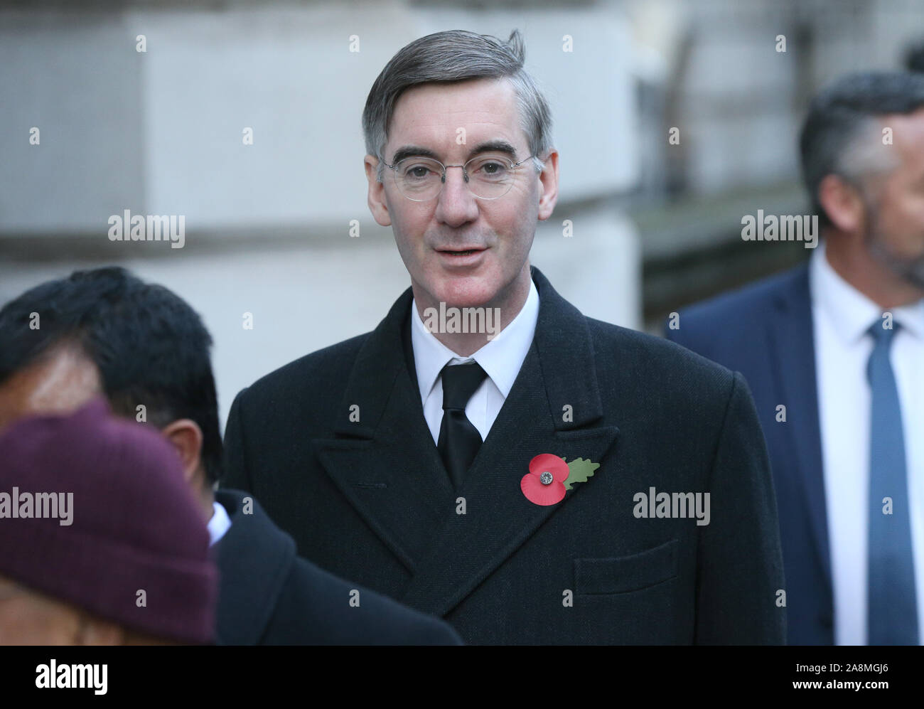Leader of the House of Commons Jacob Rees-Mogg in Downing Street ...