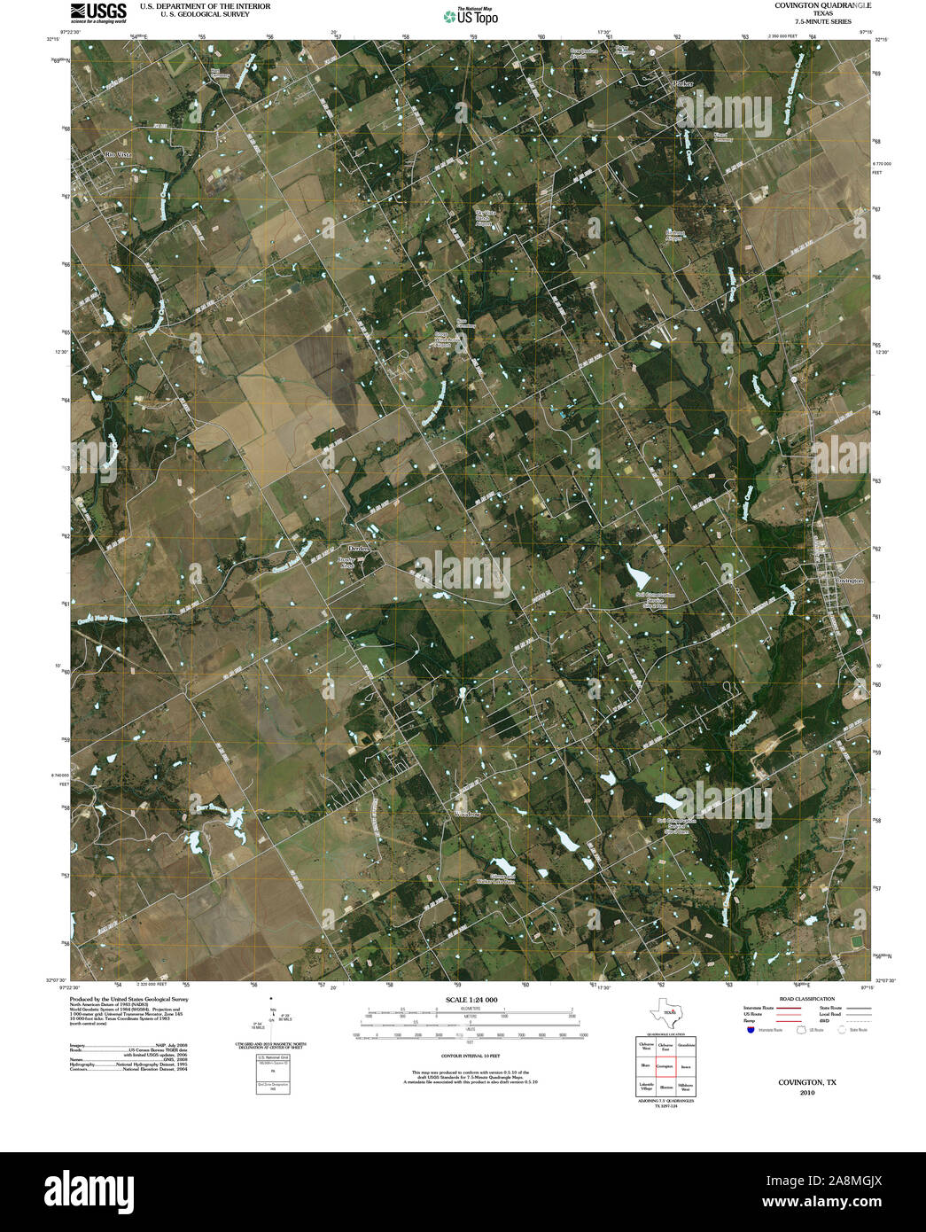 Map of covington Cut Out Stock Images & Pictures - Alamy