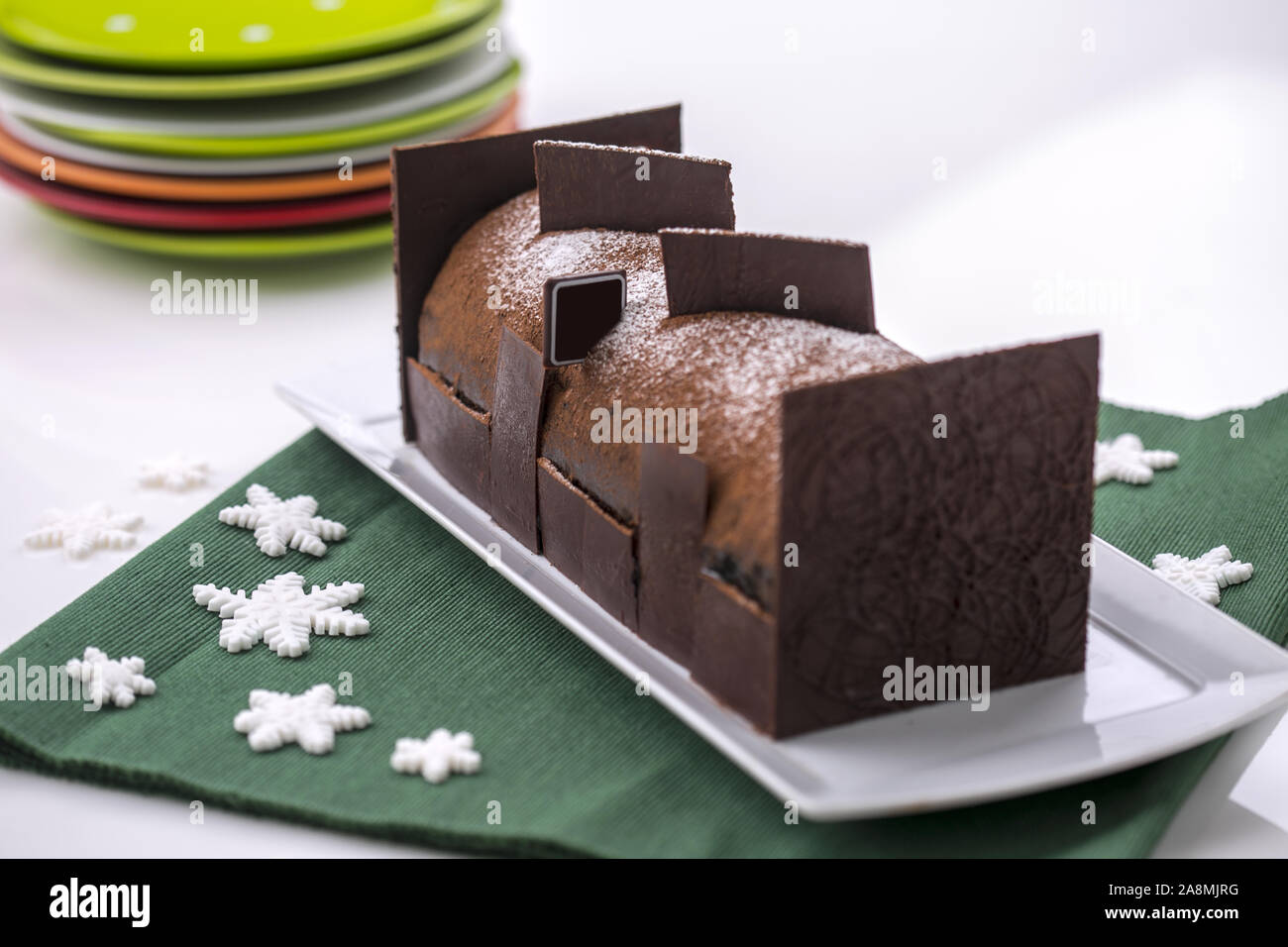 Bouche de noel hi-res stock photography and images - Alamy