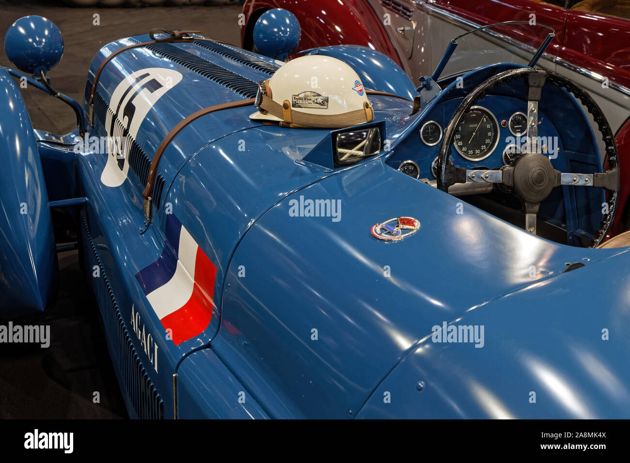 Vintage race car helmet hi-res stock photography and images - Alamy