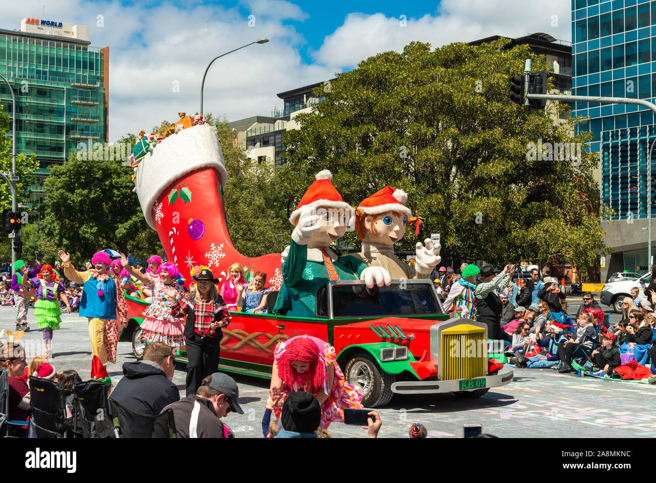 Adelaide street clown pageant hi-res stock photography and images - Alamy