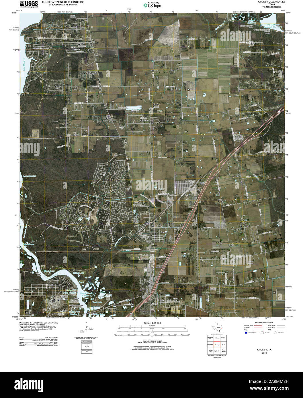 Crosby map hi-res stock photography and images - Alamy