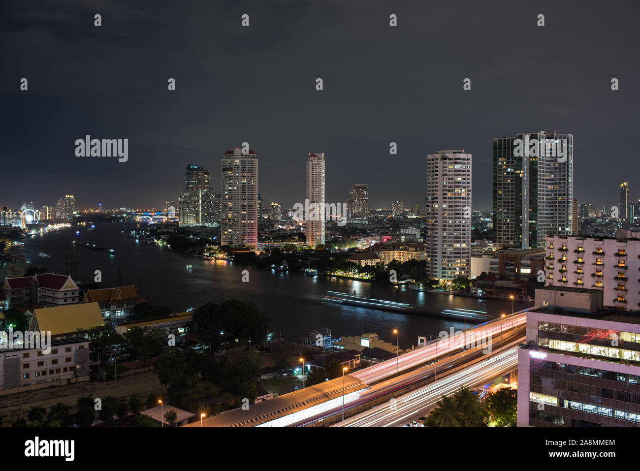 Bangkok at night Stock Photo - Alamy