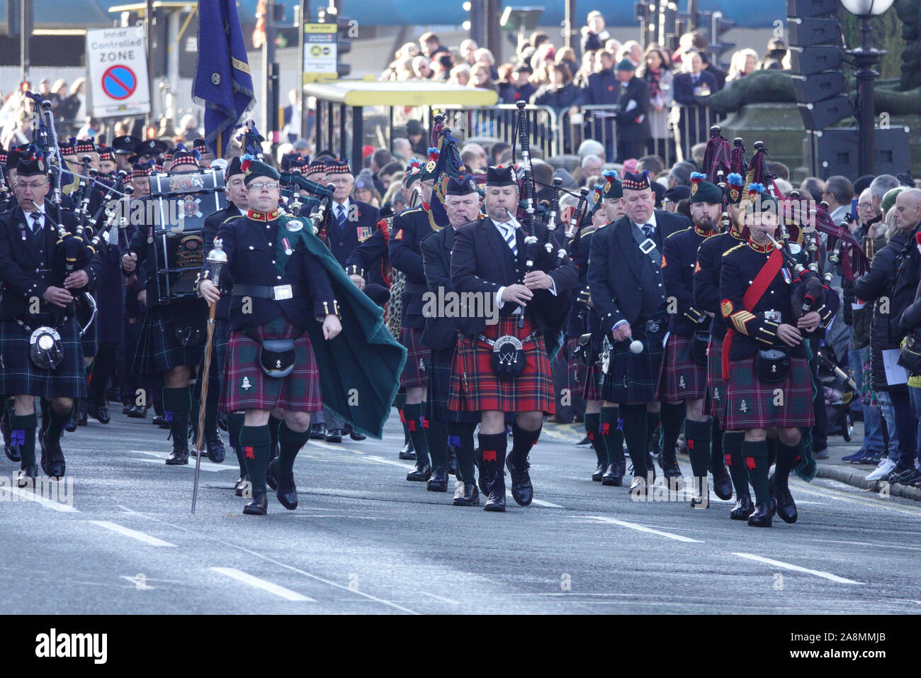 Remembrance day parade liverpool hi-res stock photography and images ...