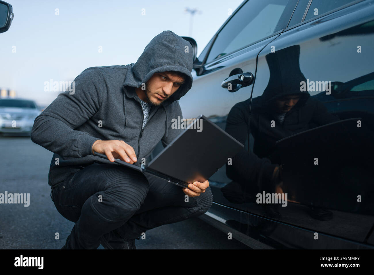 Hacking car hi-res stock photography and images - Alamy