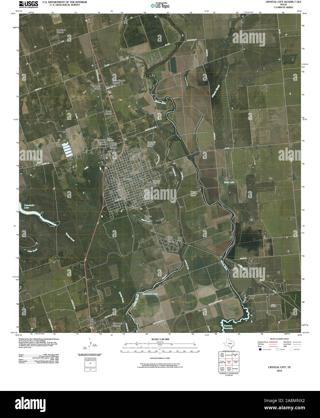 Map of crystal city hi-res stock photography and images - Alamy