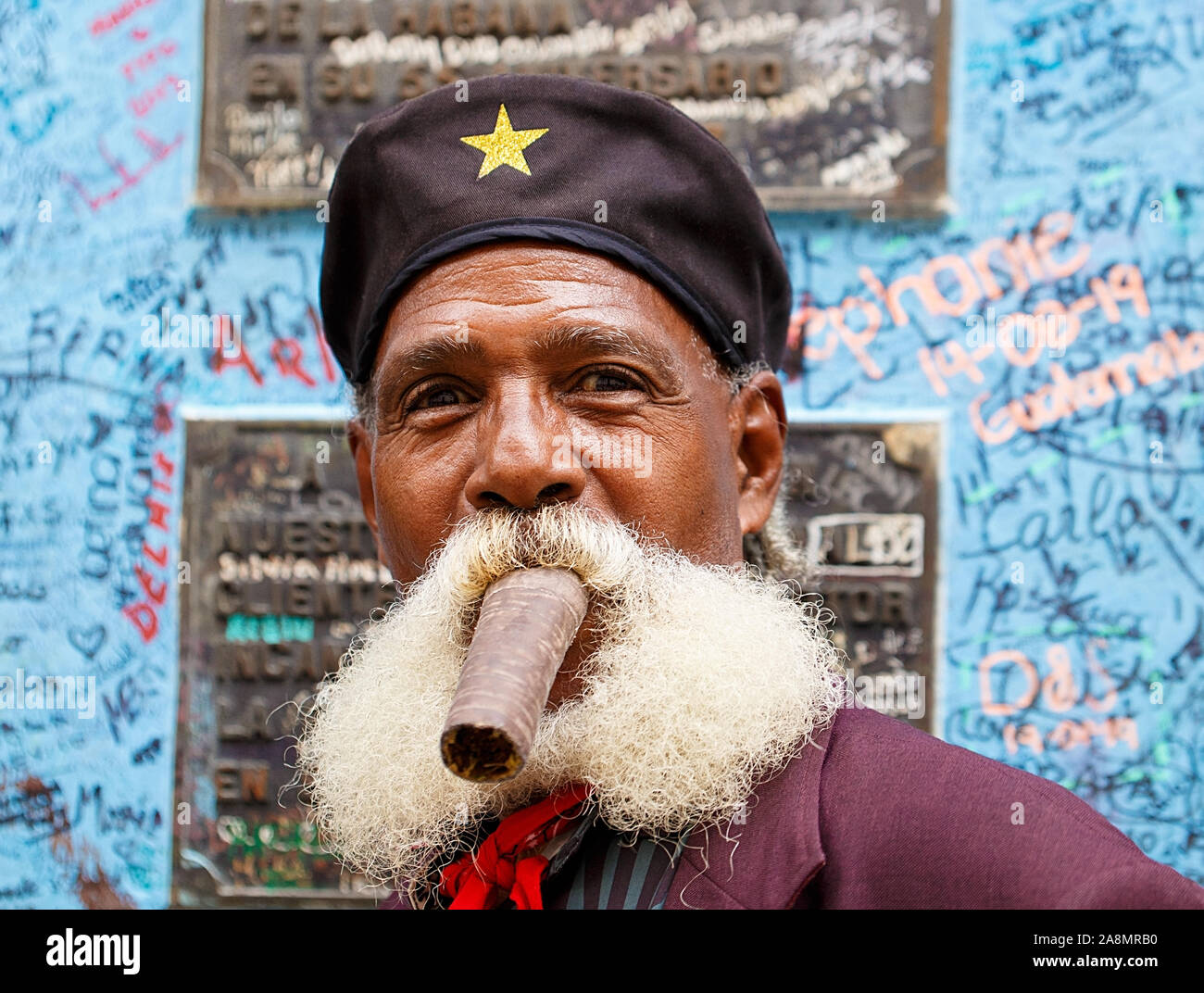 Havana, Cuba-October 07,2019: Famous person makes a living posing for ...