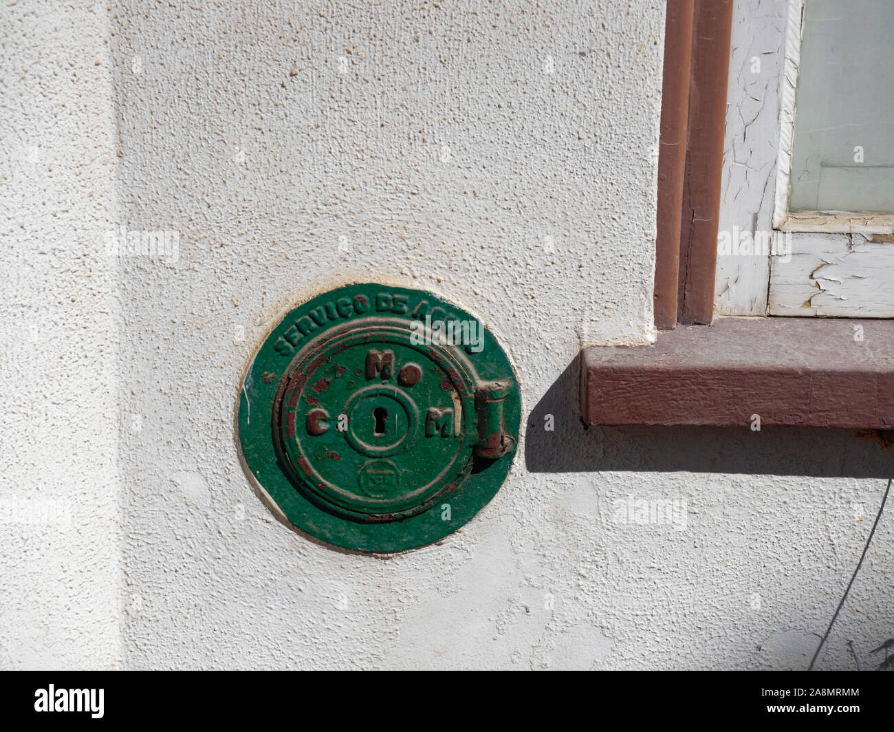 Locked utility meter hi-res stock photography and images - Alamy
