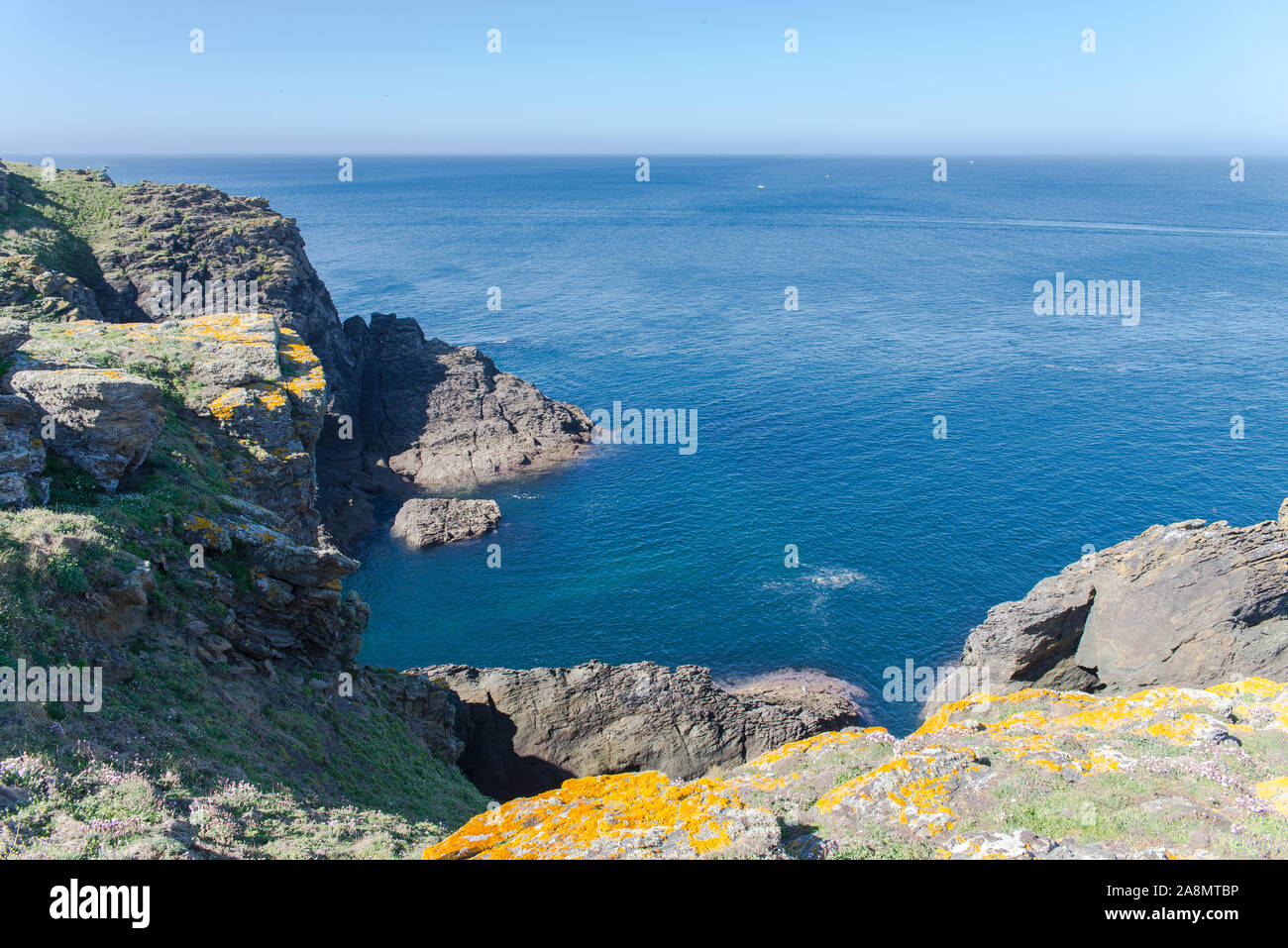 Ile de Groix in Brittany, panorama Stock Photo - Alamy
