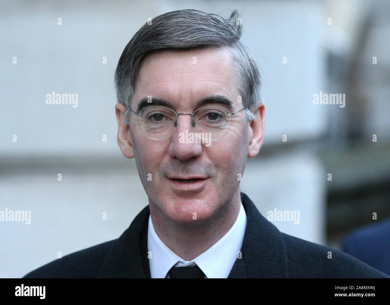 Leader of the House of Commons Jacob Rees-Mogg in Downing Street ...