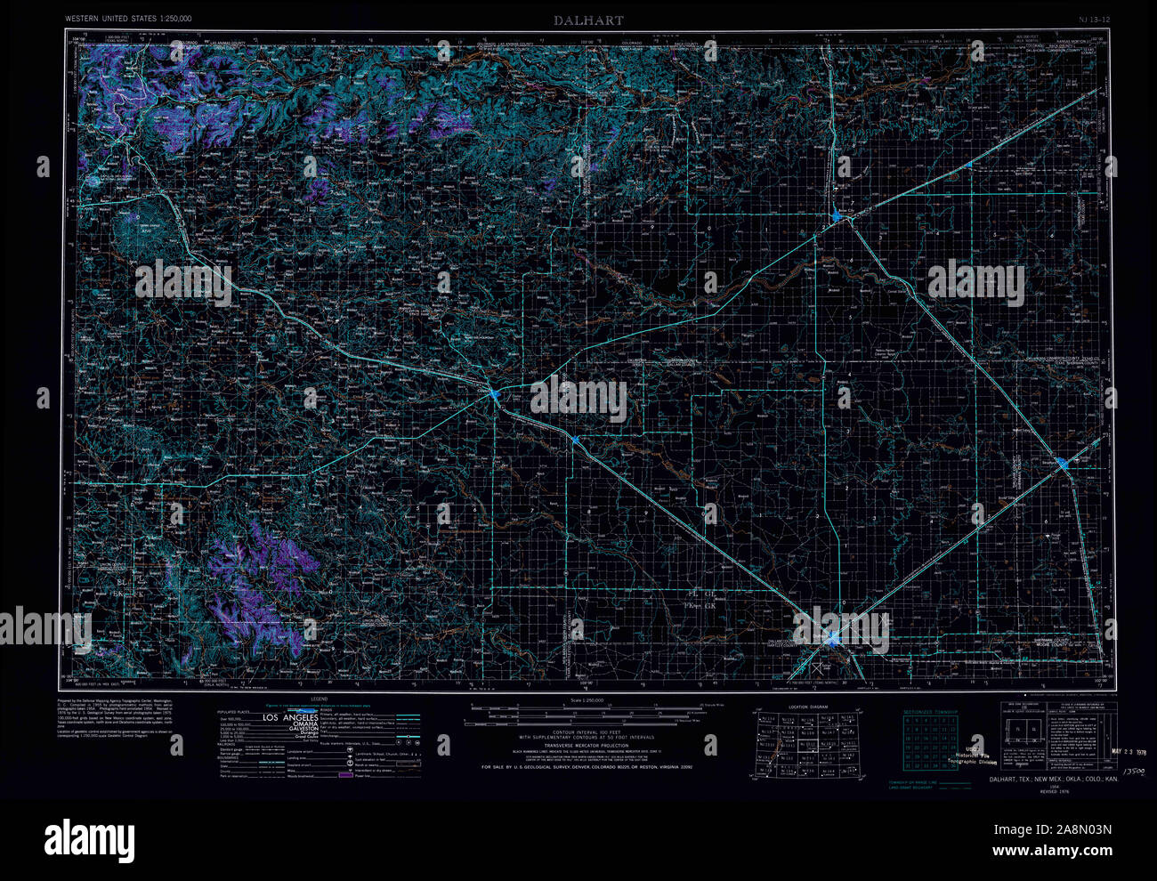 Dalhart Map High Resolution Stock Photography and Images - Alamy