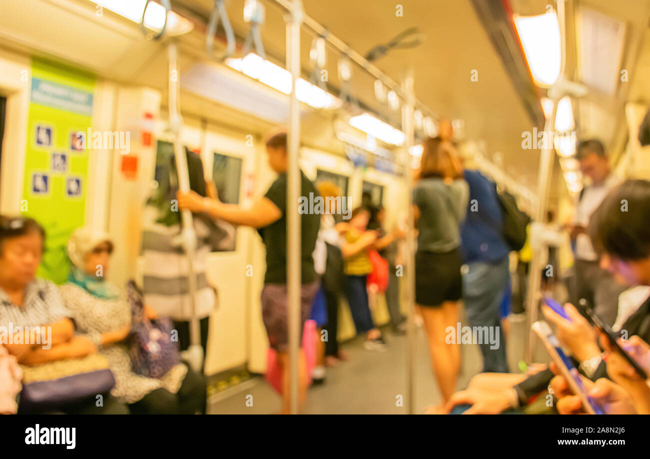 Blurred image bokeh train hi-res stock photography and images - Alamy