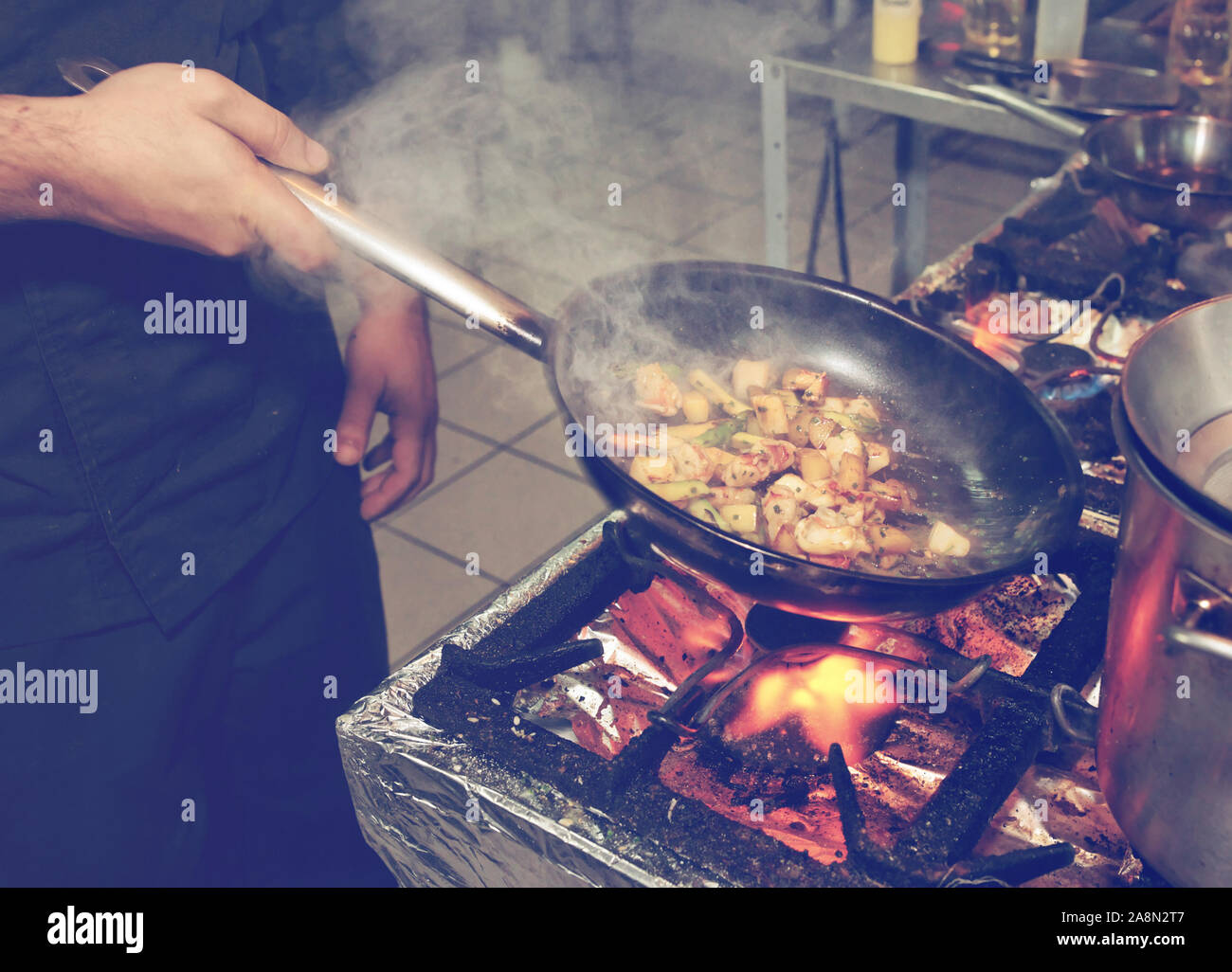 Chef cooking method hi-res stock photography and images - Alamy