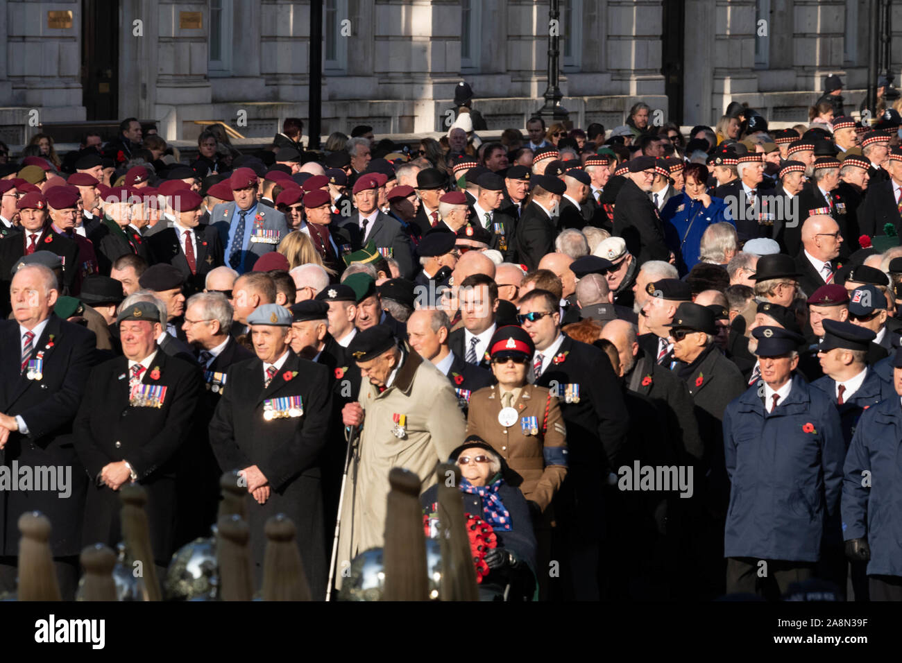 Massed ranks of vetrans hi-res stock photography and images - Alamy