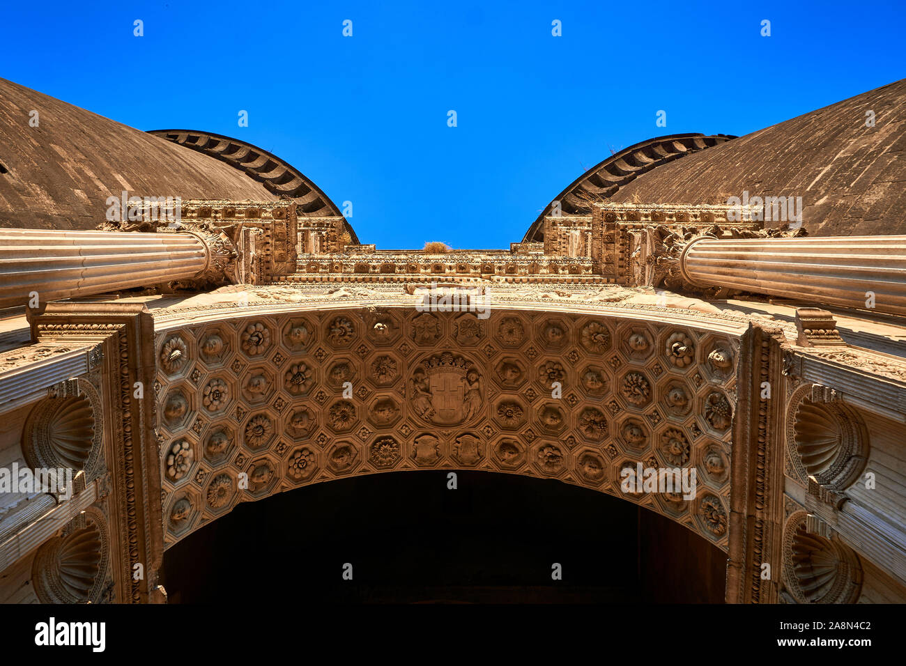 Castel Nuovo Medieval castle Naples Italy Stock Photo - Alamy