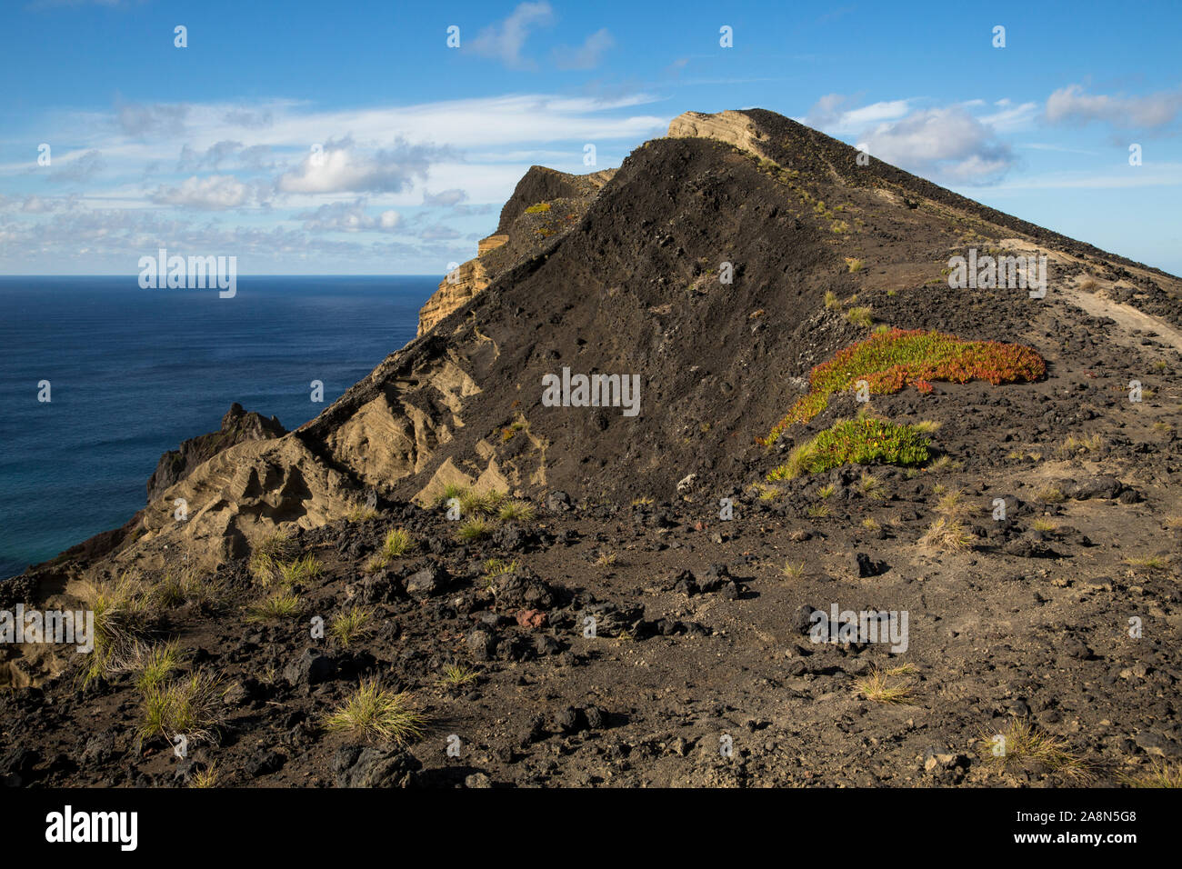Capelinhos volcano. Faial, Azores, Portugal Stock Photo - Alamy
