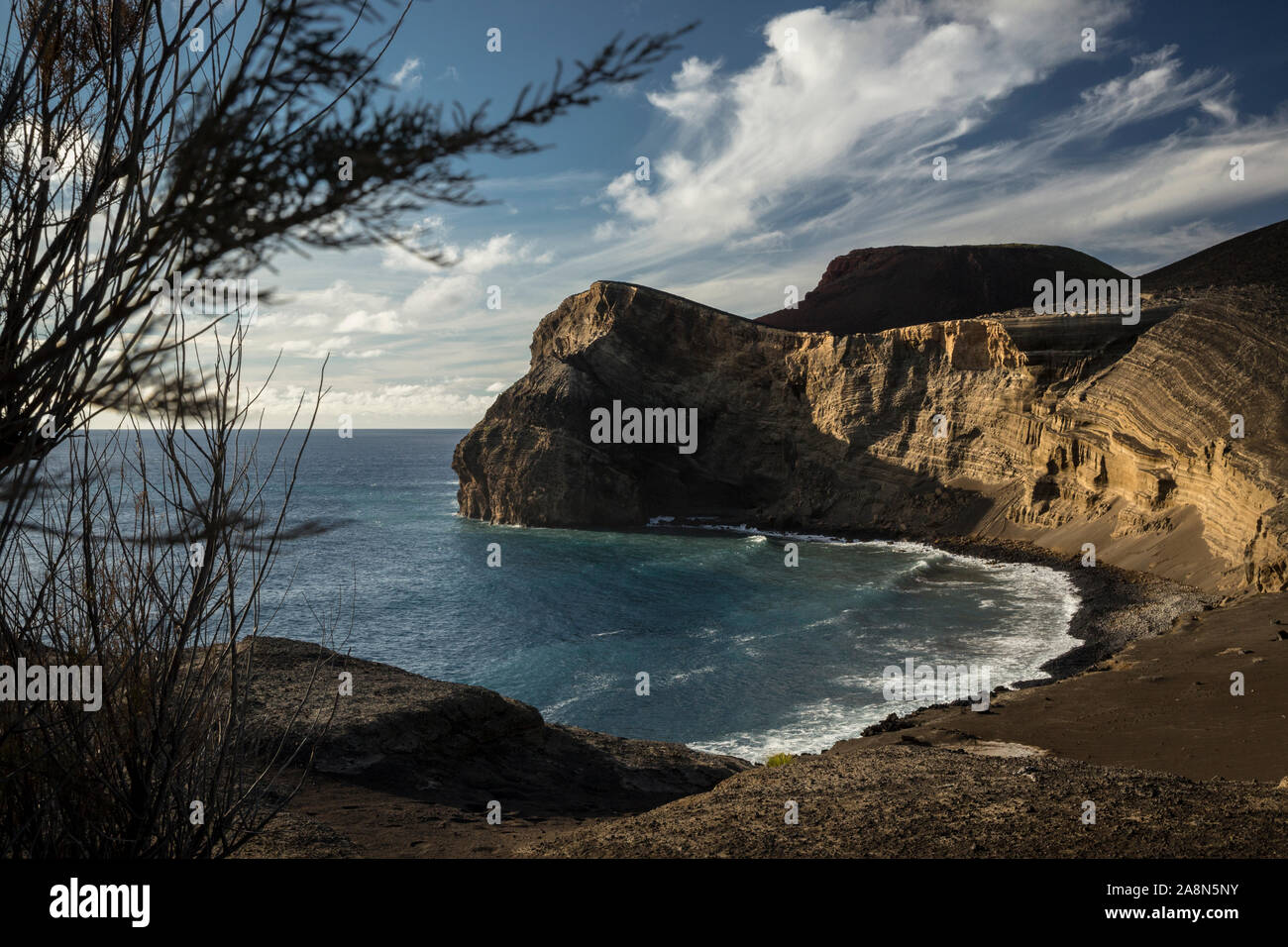 Capelinhos volcano. Faial, Azores, Portugal Stock Photo - Alamy