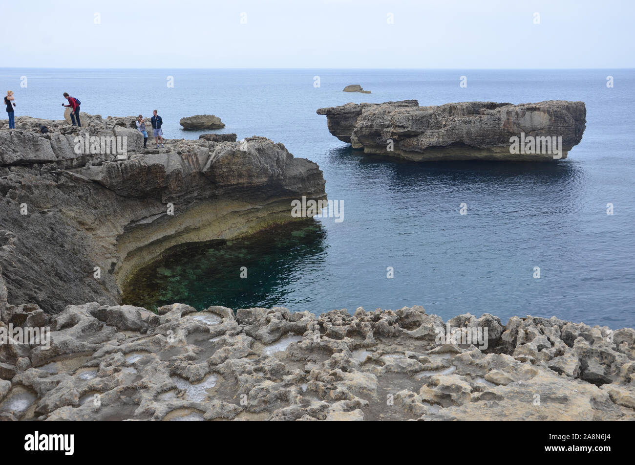 Dwejra Bay, Island of Gozo, Malta Stock Photo - Alamy