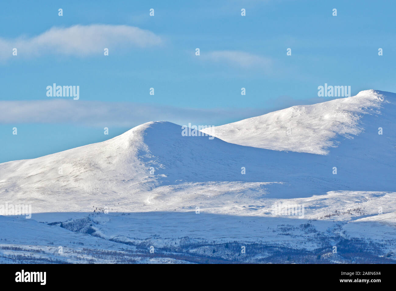 Norwegian winter landscape Stock Photo - Alamy