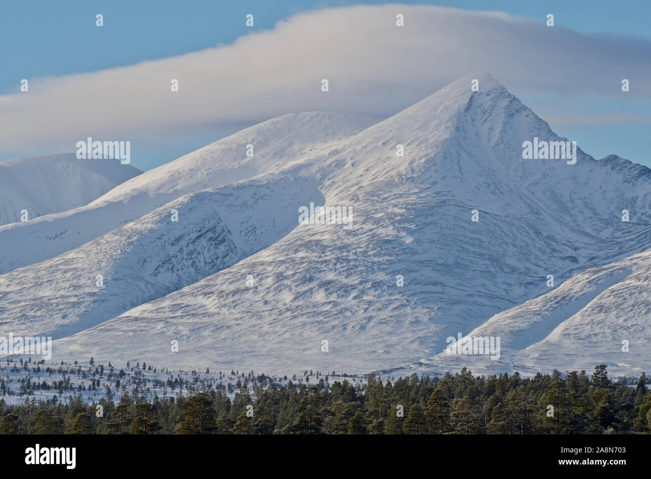 Norwegian winter landscape Stock Photo - Alamy