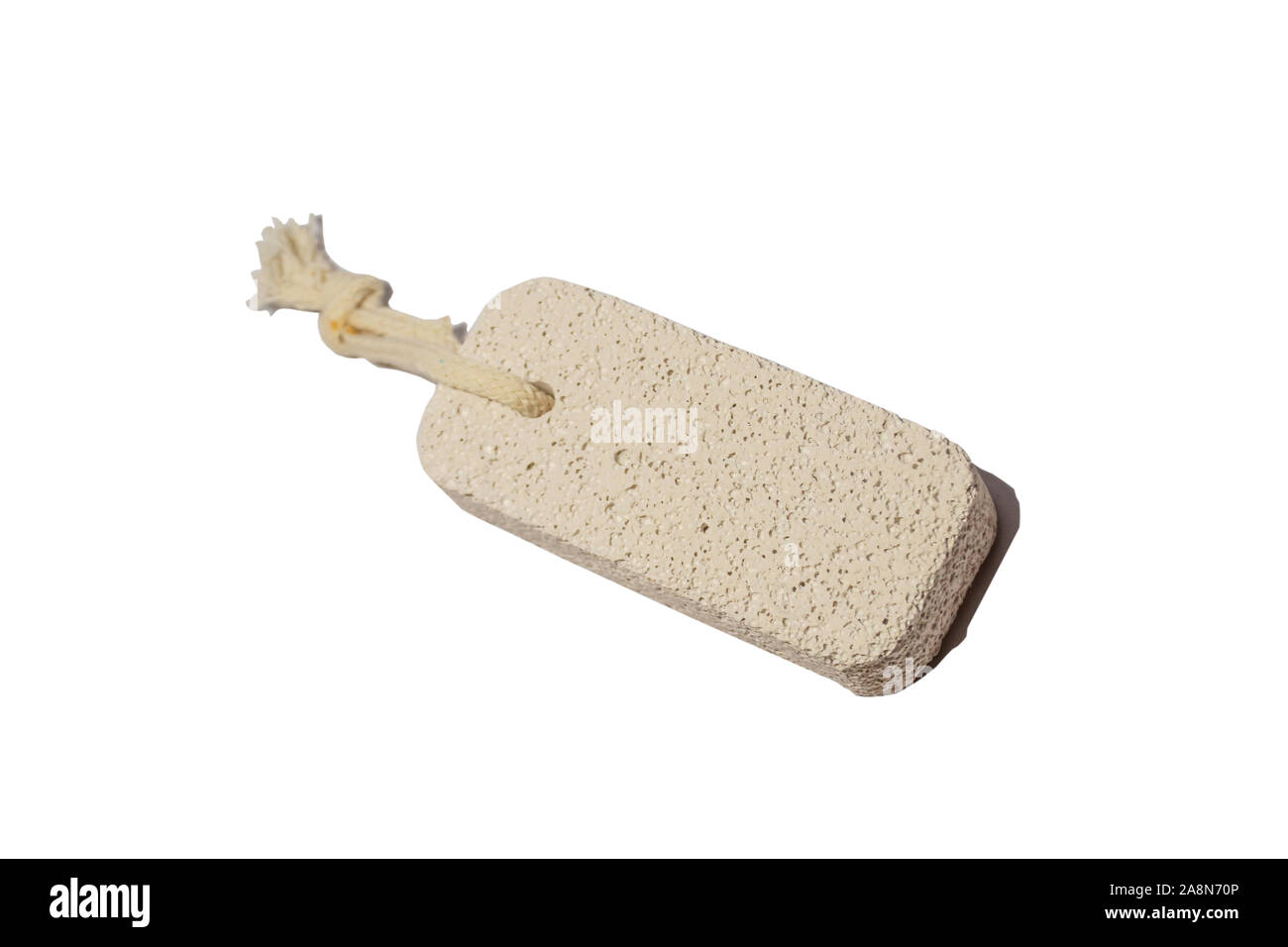 Stone bath scrub on a white background Stock Photo - Alamy