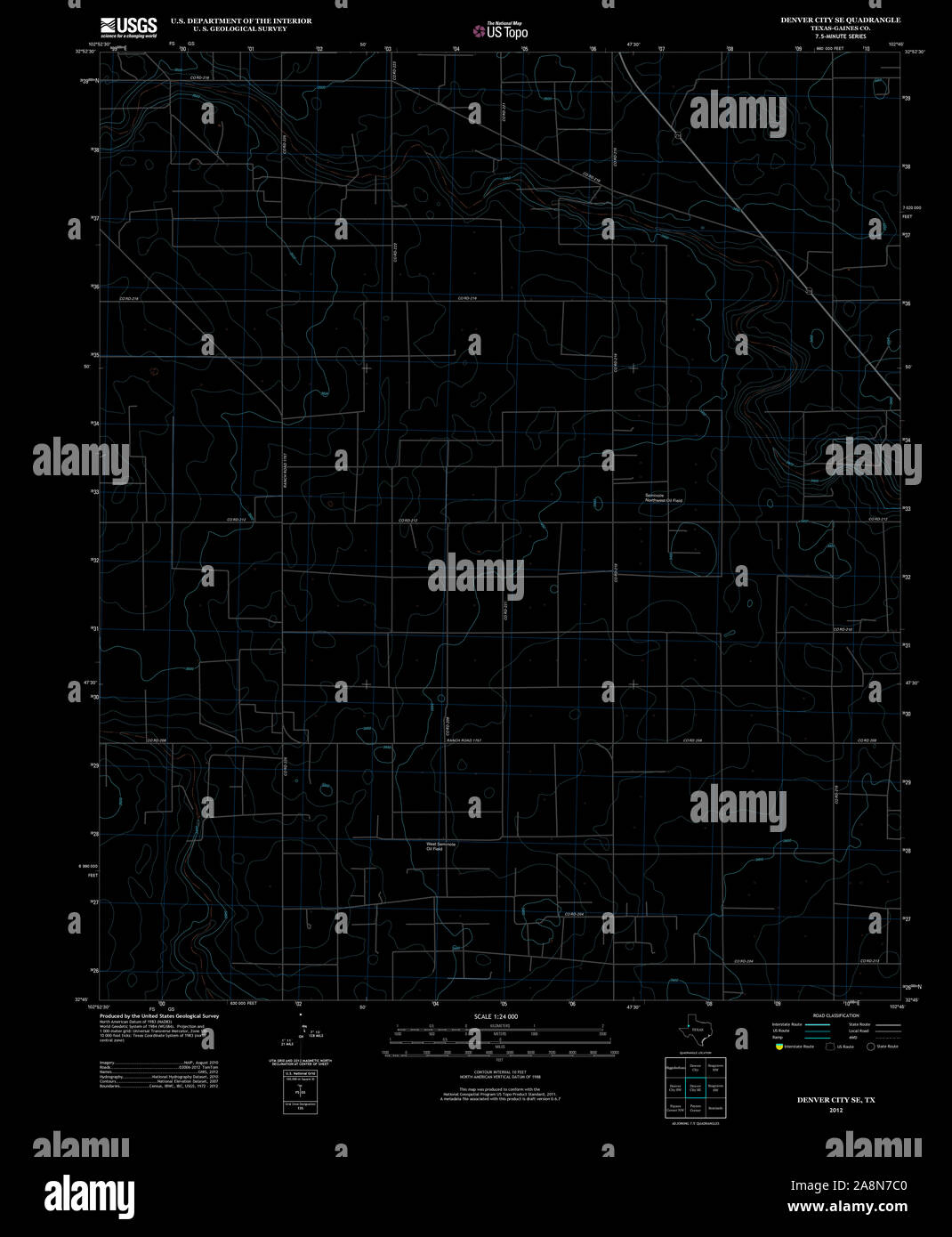 Denver map historical hi-res stock photography and images - Alamy