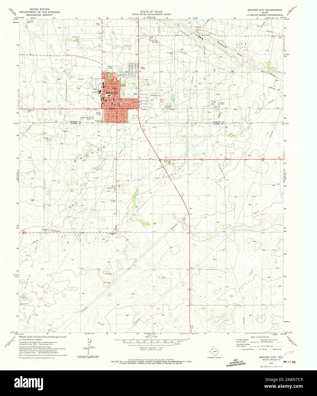 Denver map historical hi-res stock photography and images - Alamy