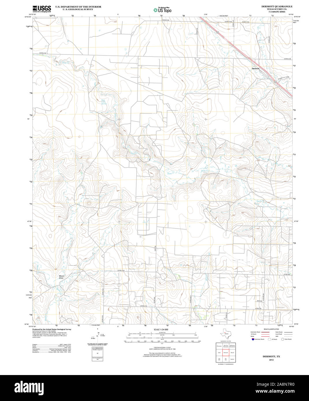 Map of dermott Cut Out Stock Images & Pictures - Alamy