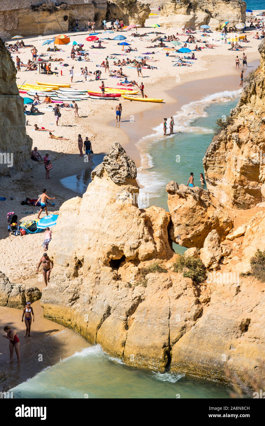 Europa, Portugal, Algarve, Praia Batata, Praia Dona Ana, Strand, Meer ...