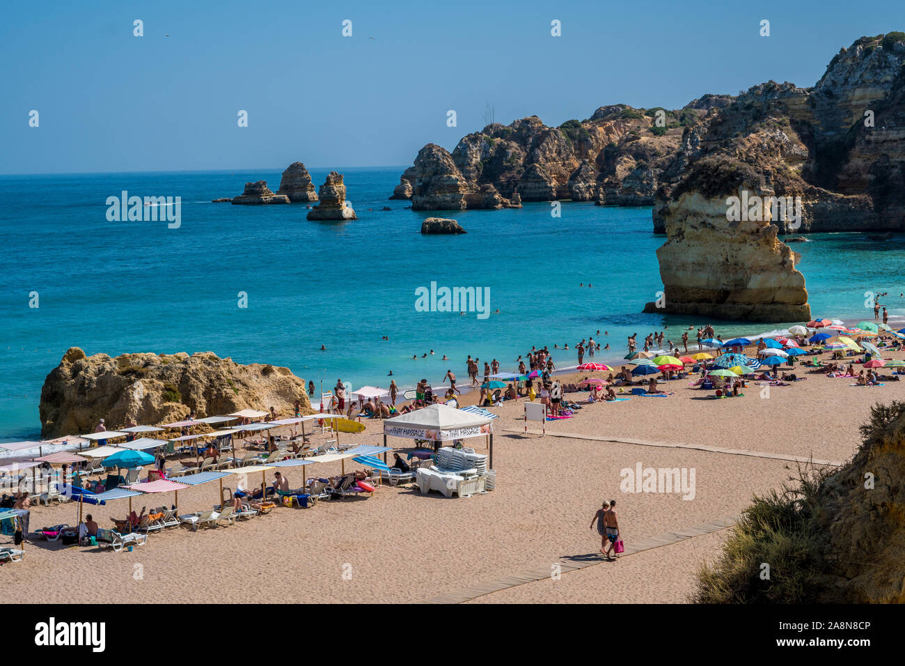 Europa, Portugal, Algarve, Praia Batata, Praia Dona Ana, Strand, Meer ...