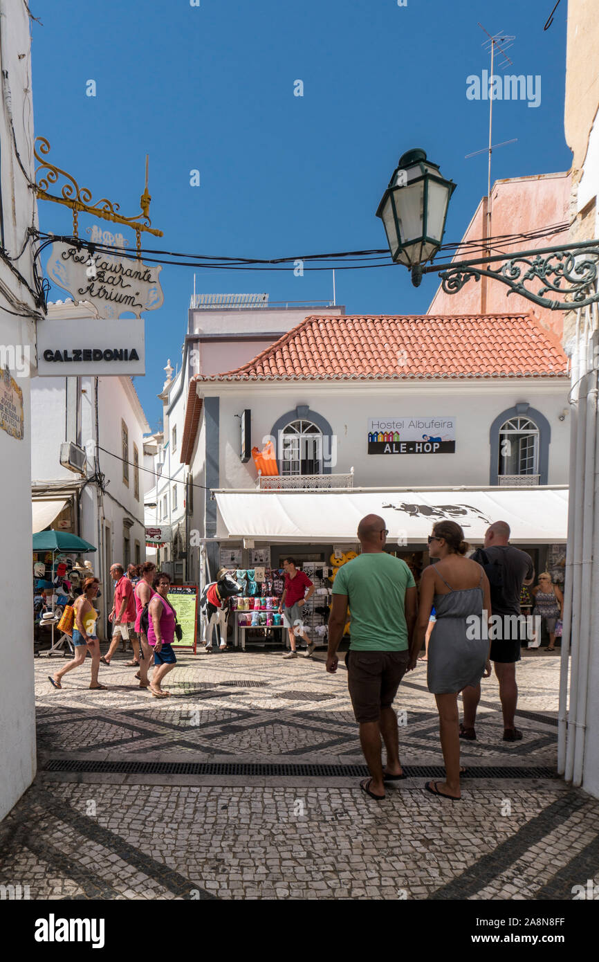 Europa, Algarve, Portugal, Praia dos Pescadores, Altstadt, Albufeira ...