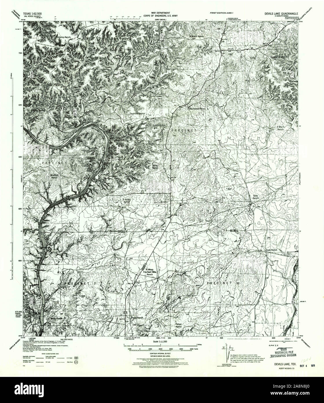 Map of devils lake hi-res stock photography and images - Alamy
