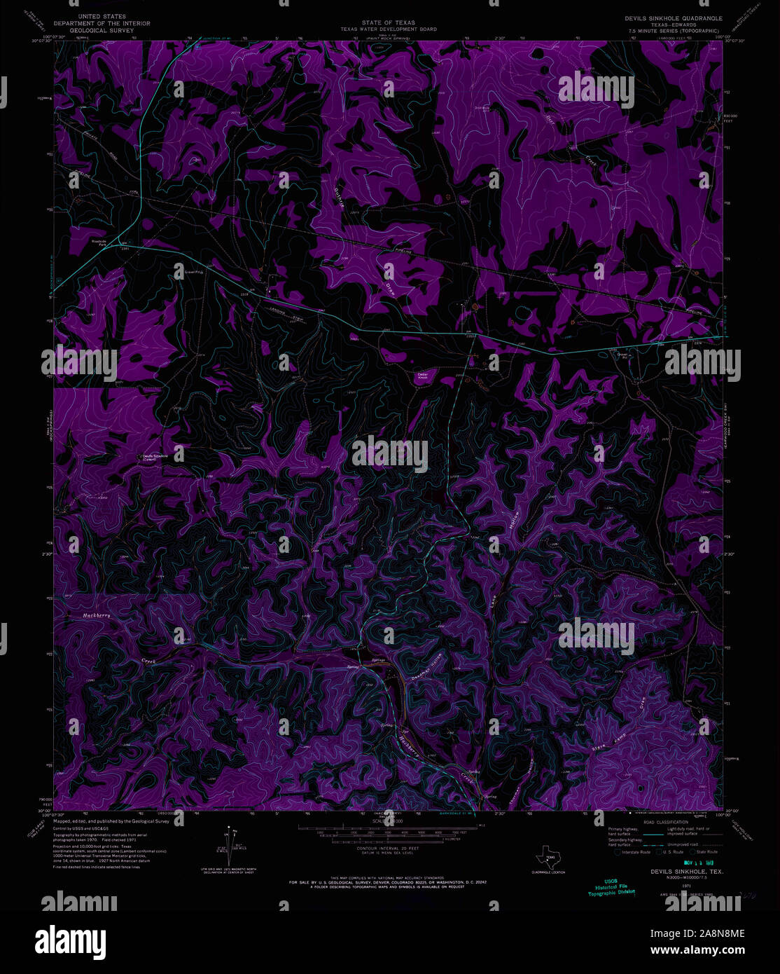 Devil's sinkhole texas hi-res stock photography and images - Alamy