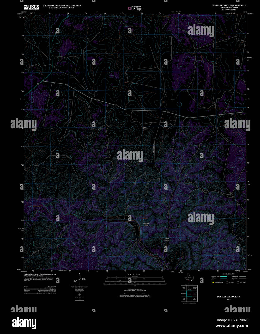 Devil's sinkhole texas hi-res stock photography and images - Alamy