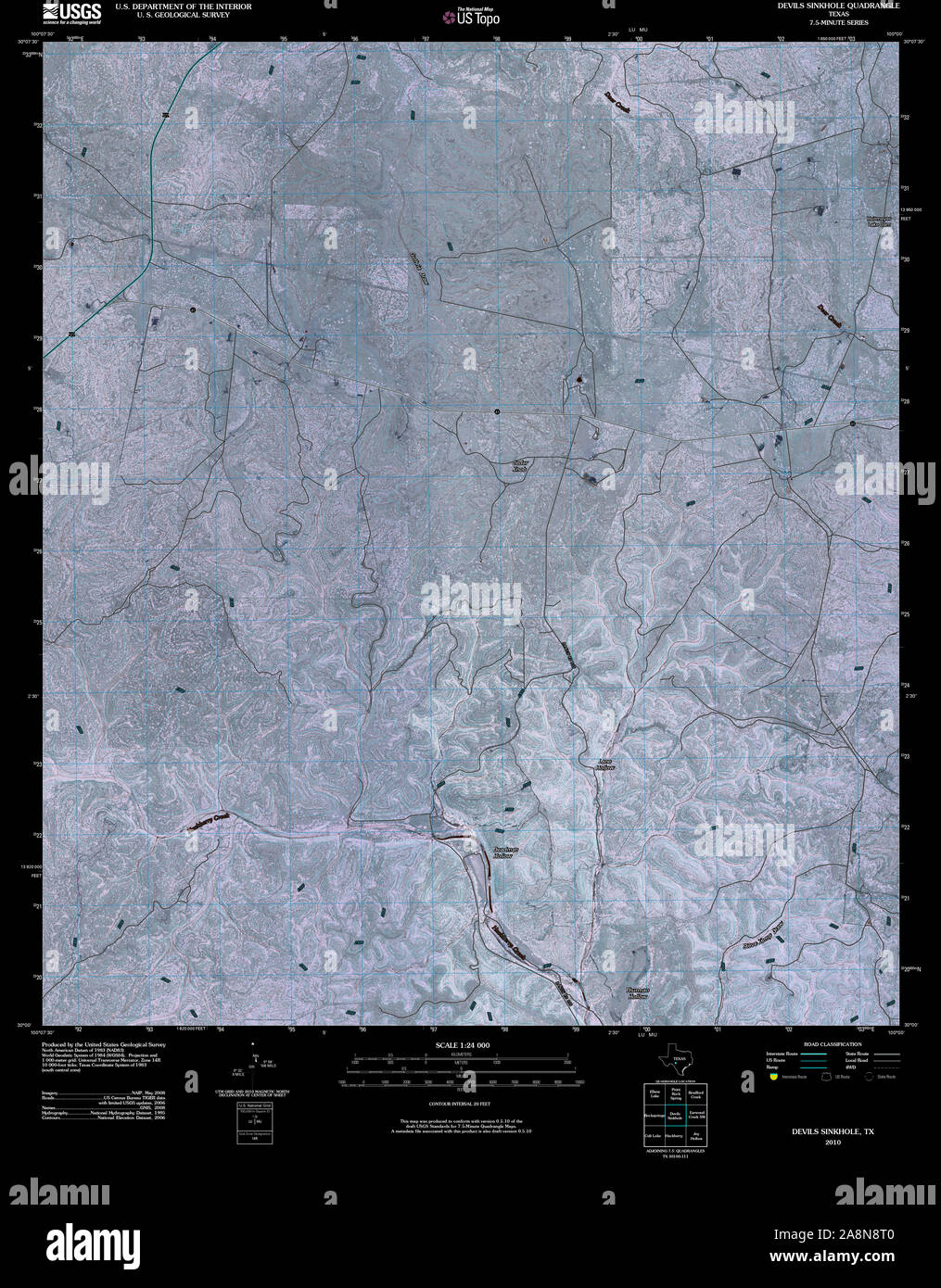 Devil's sinkhole texas hi-res stock photography and images - Alamy