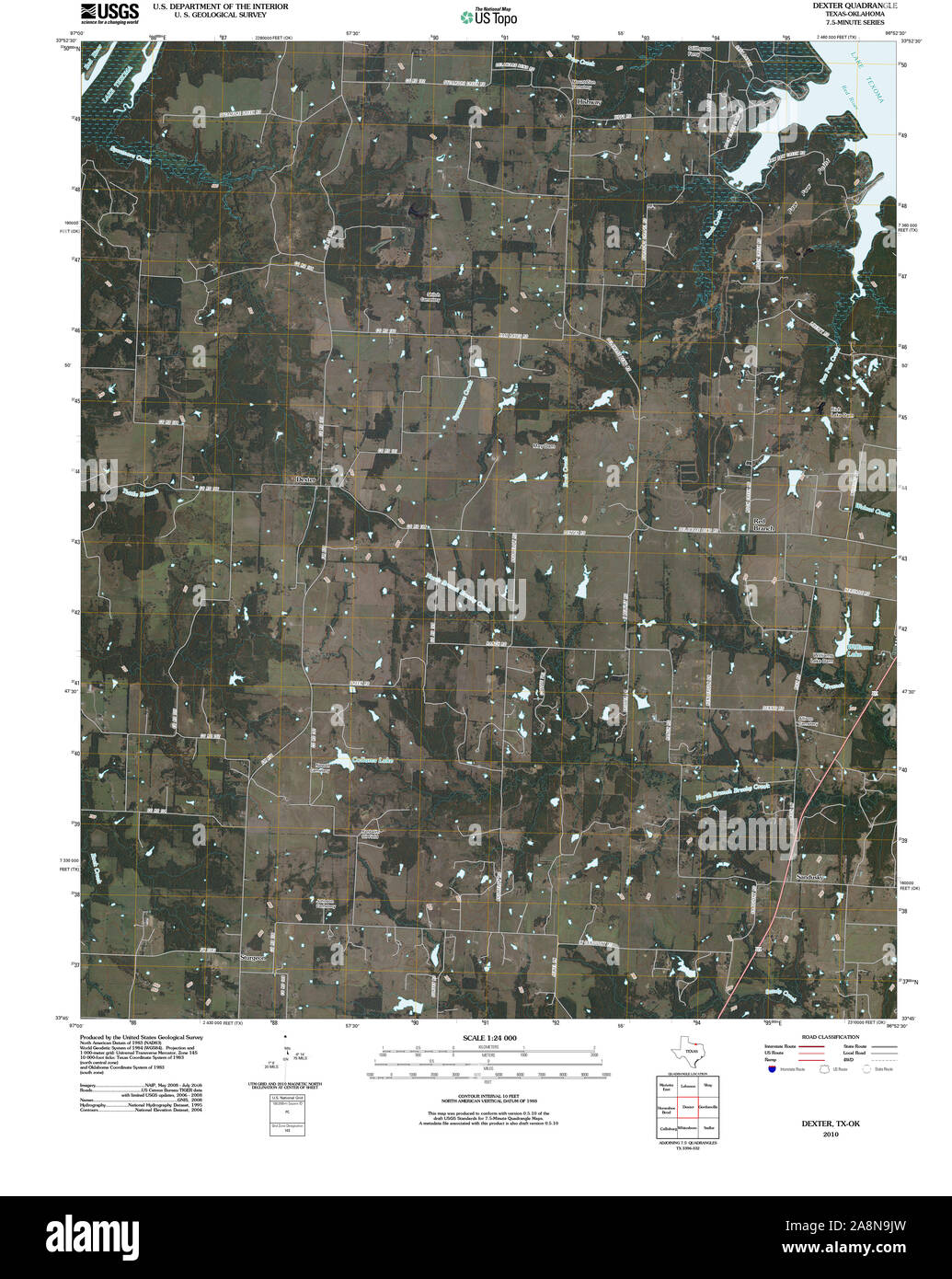 Map of dexter hi-res stock photography and images - Alamy