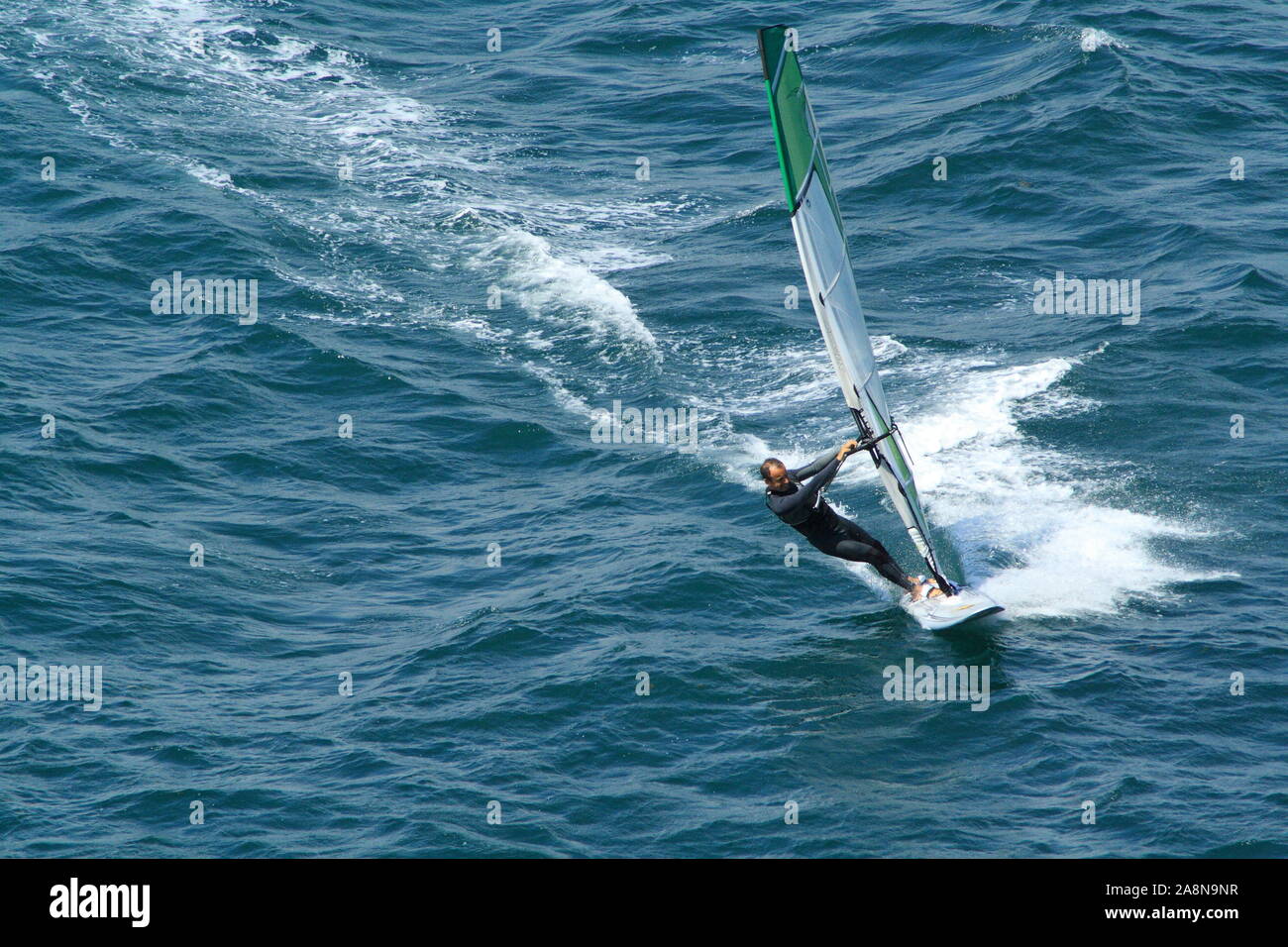athlete's training for the Windsurfing competition Stock Photo - Alamy