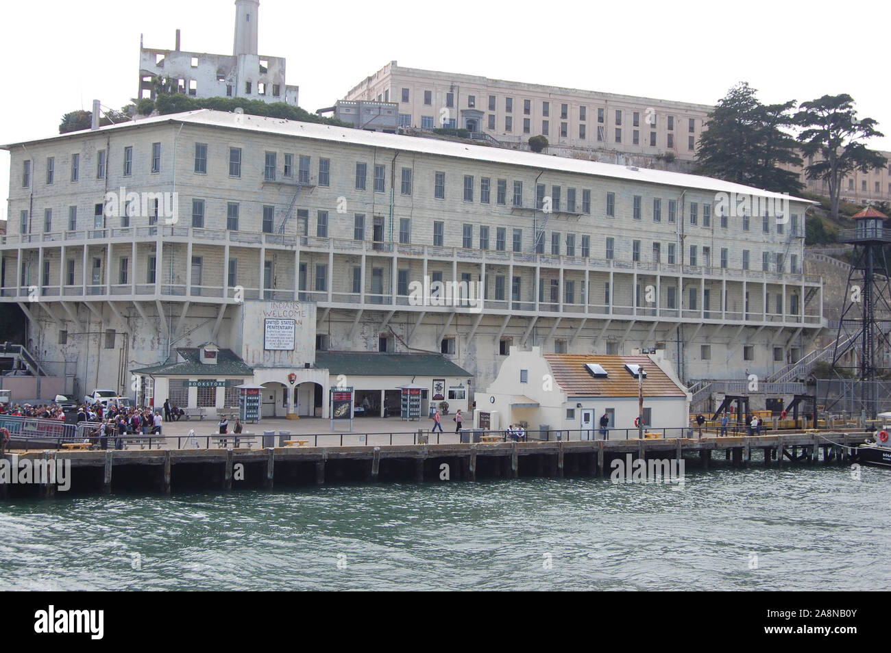 Alcatraz San Francisco USA prison prisoners convict convicts entrance ...