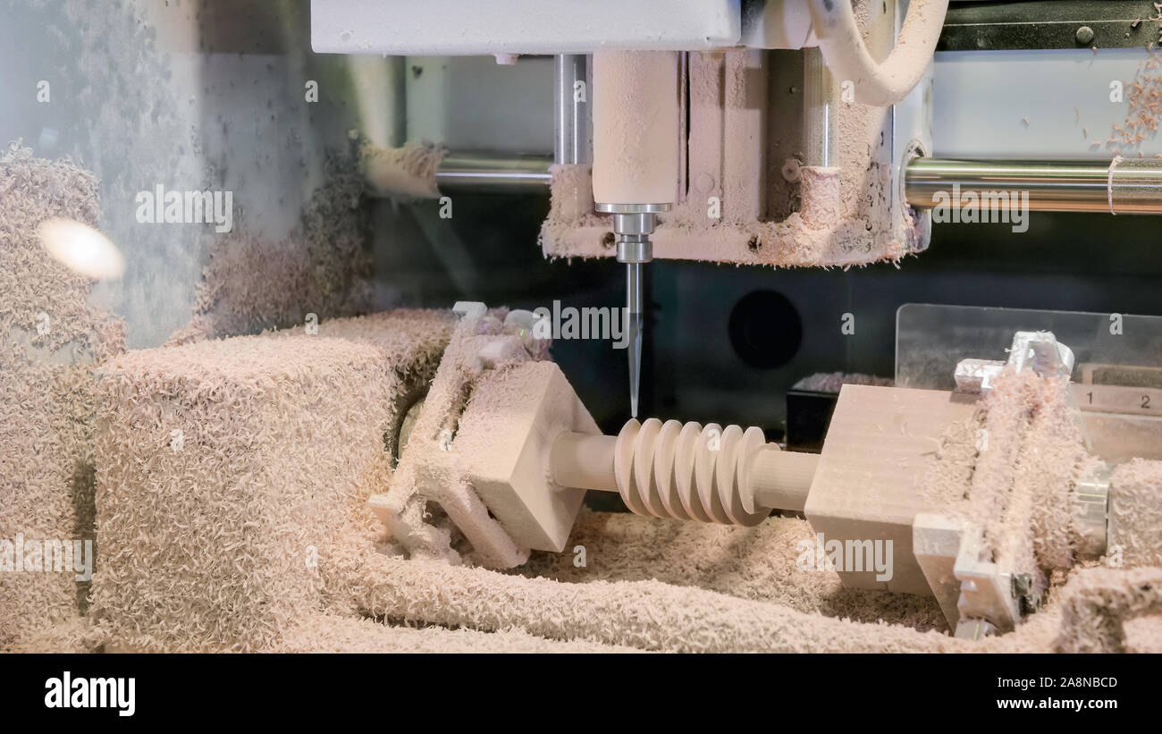 Milling machine during work Stock Photo - Alamy