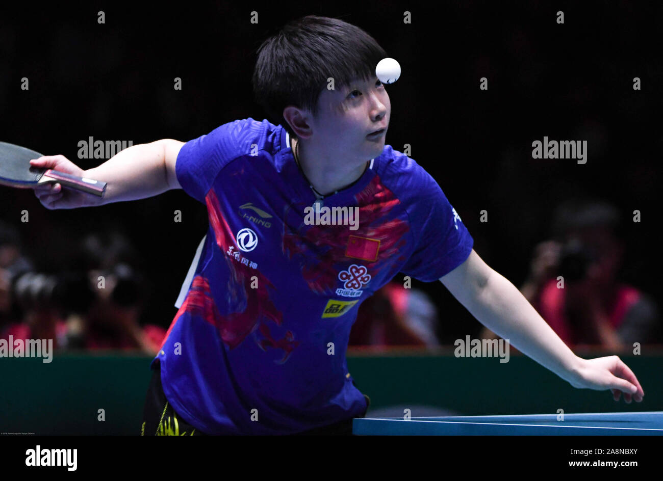 Tokyo, Japan. 10th Nov, 2019. Sun Yingsha of China during the final ...