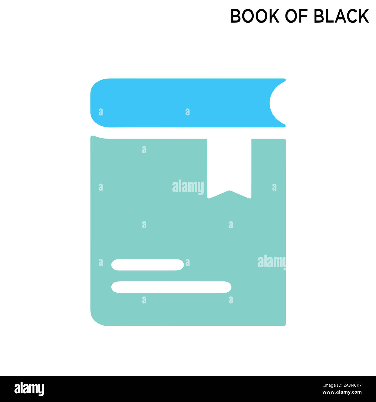 Book black cover icon education concept symbol design Stock Photo - Alamy