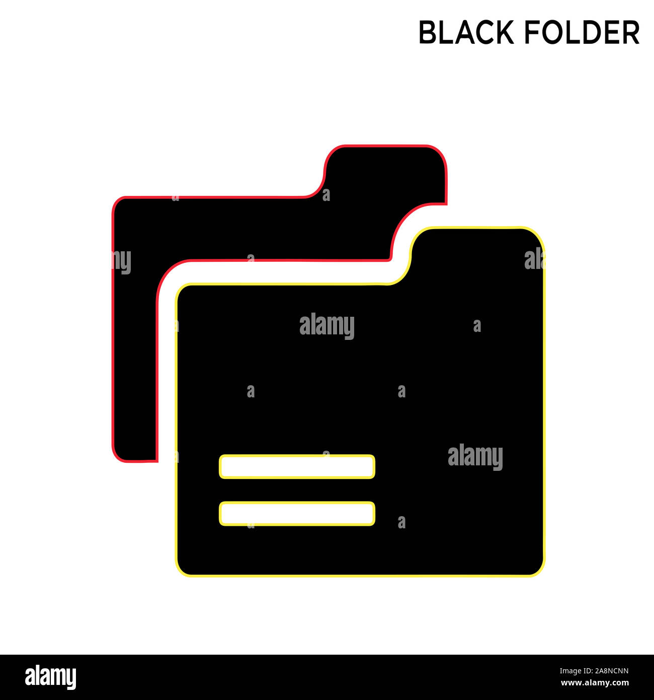 Black Folder Icon