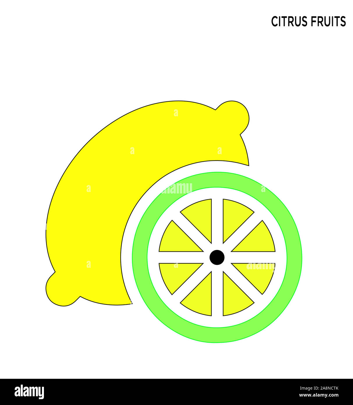 Lemon icon editable symbol design Stock Photo - Alamy